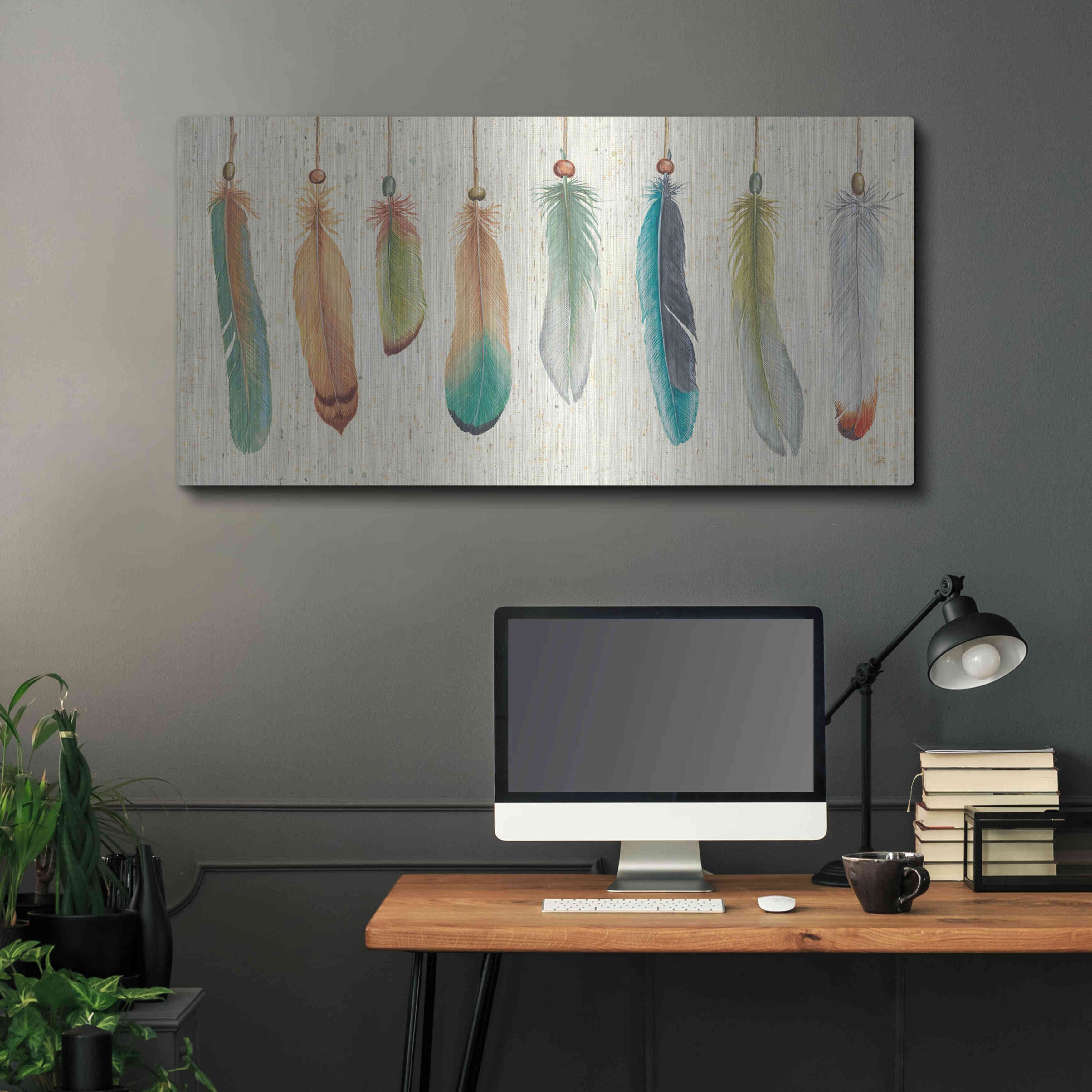 Dakota Fields " Feather Tales VIII " by Daphne Brissonnet | Wayfair